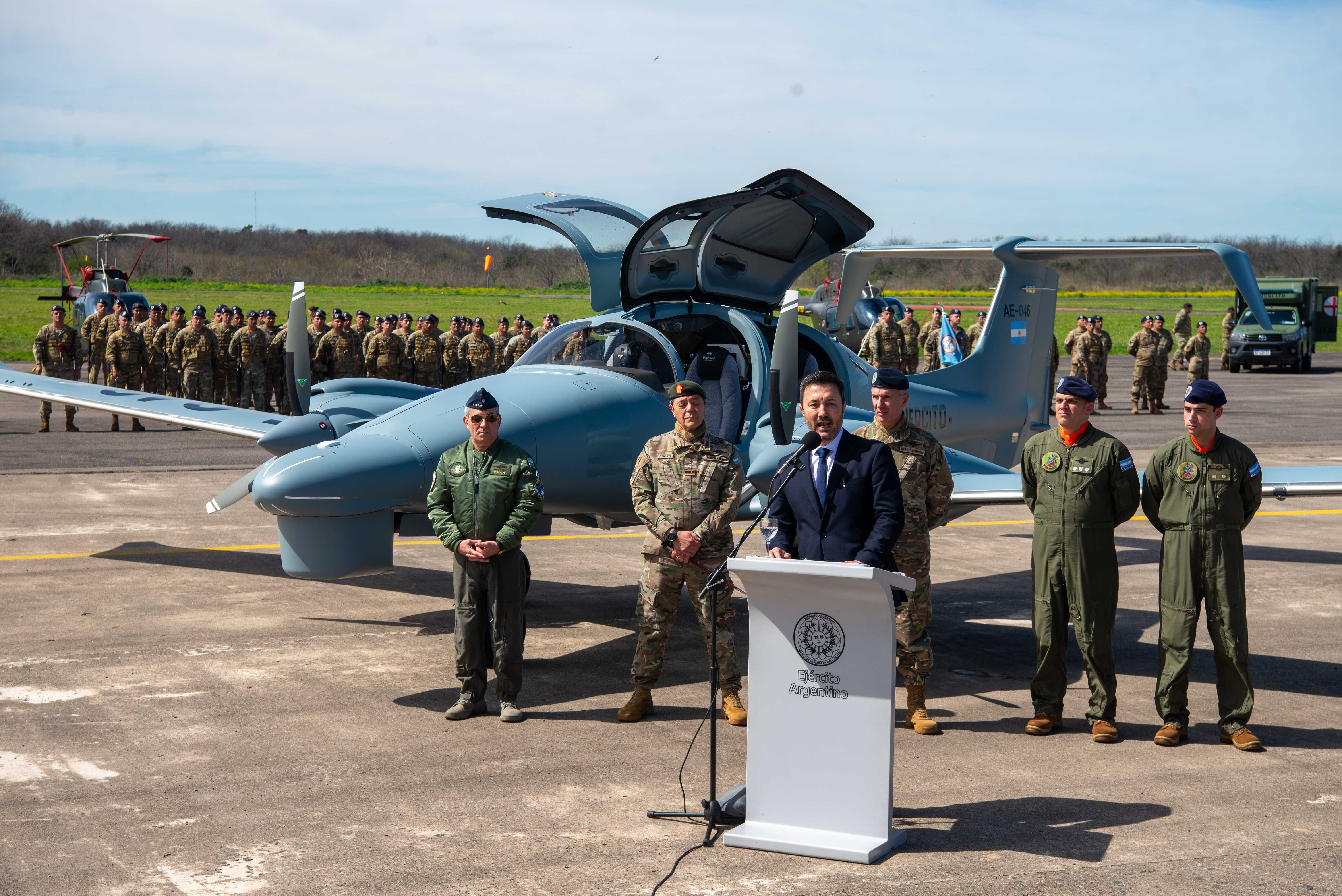 Argentine Army Aviation Welcomes First DA62 MPP Aircraft with Survey ...